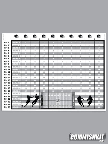 2020 Fantasy Football Draft Boards - Commish Kit