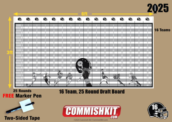 Fantasy Football Draft Boards - Commish Kit