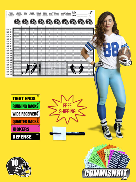 2020 Fantasy Football Draft Boards - Commish Kit